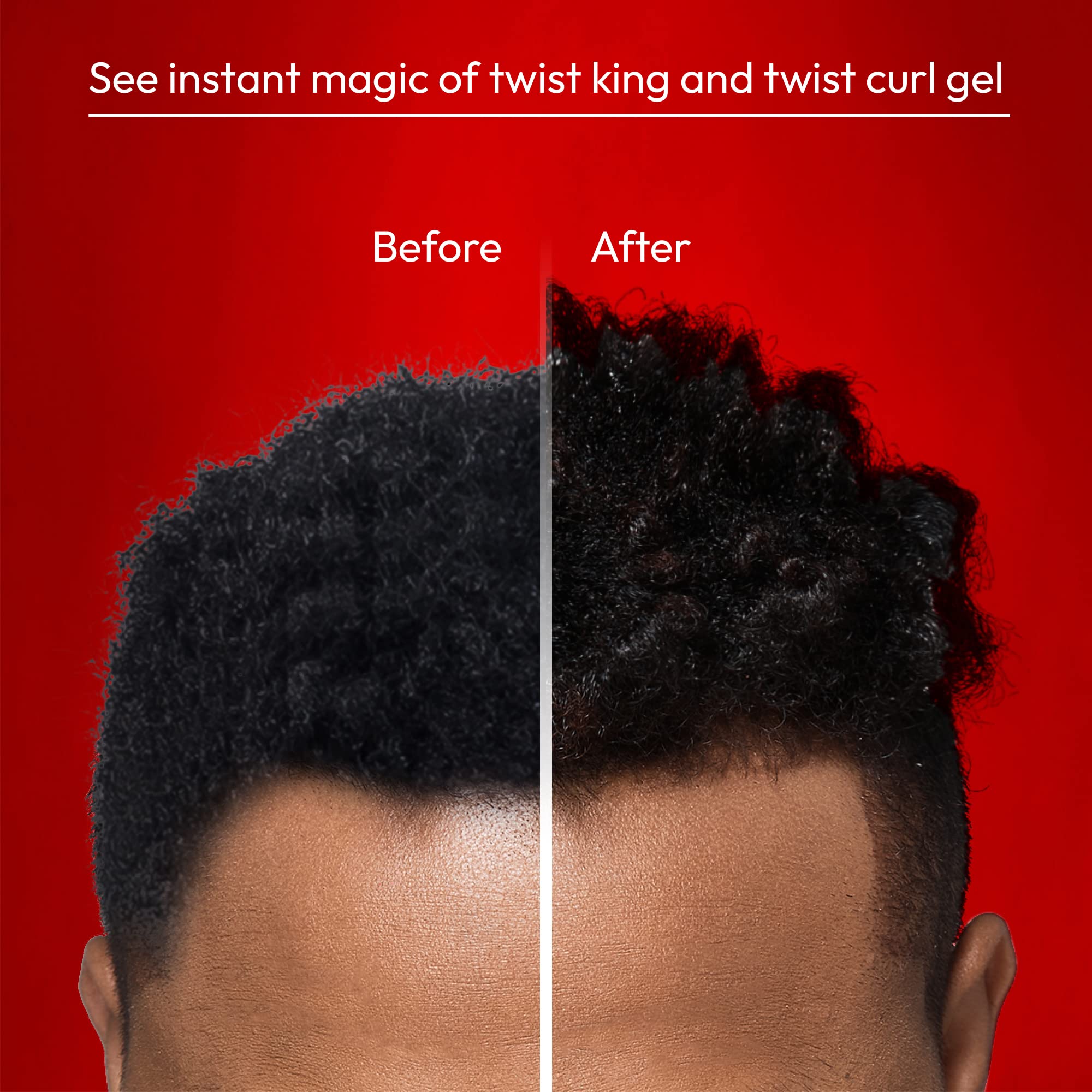 RED by Kiss X Bow Wow Styler Fixer Twist Curl Gel, Soft Hold for Afro Hair, Moisturizing with Coconut Scent, Ideal for 360 Waves & Twists, Nourished and Naturally Shiny