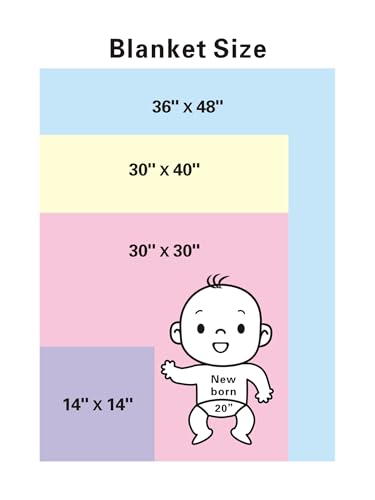 American Baby Company 100% Cotton Thermal Waffle Toddler Cot Blanket, Soft, Breathable & Stretchy, White, 36" x 48" for Boys and Girls, Versatile for Nap Time, Preschool and Travel