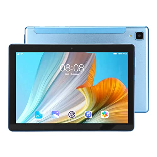 LBEC Tablet PC, MT6889 Octa Core 8.1 Inch Call Tablet 1920x1200 Blue 2.4G 5G Dual Band 100240V for 12 (US Plug)