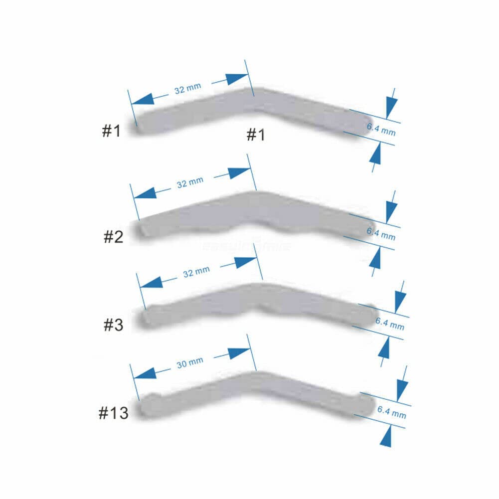 144PCS Dental Tofflemire Stainless Steel Matrix Bands Thickness .0015" 0.04 Universal #1-4 (#2)