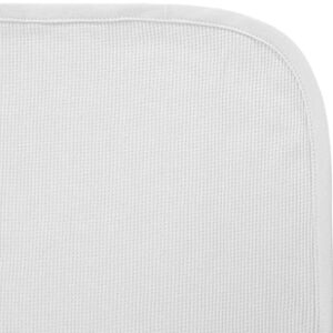 American Baby Company 100% Cotton Thermal Waffle Toddler Cot Blanket, Soft, Breathable & Stretchy, White, 36" x 48" for Boys and Girls, Versatile for Nap Time, Preschool and Travel