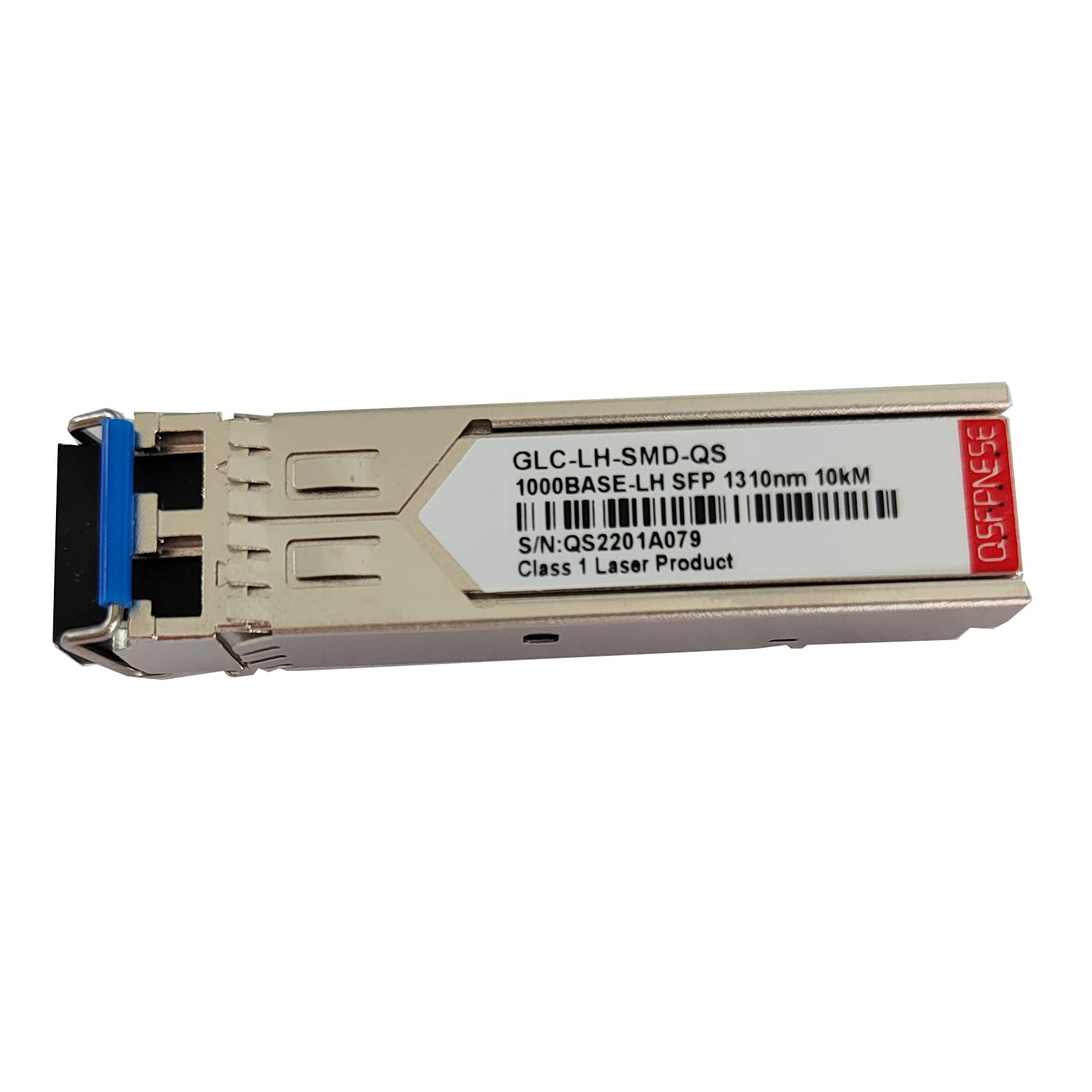 QSFPNESE 1.25G SFP 1000BASE-LX Transceiver, 1310nm SMF Module, up to 10KM/20KM, Compatible with Cisco GLC-LH-SMD, Meraki, D-Link, Supermicro, Fortinet, Ubiquiti, Netgear, Mikrotik,10pack