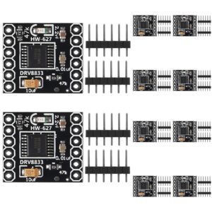 qccan 10pcs drv8833 motor drive module 1.5a dual h bridge dc gear motor driver controller board