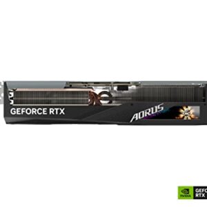 GIGABYTE GV-N4090AORUS M-24GD AORUS GeForce RTX 4090 Master 24G Graphics Card, 3X WINDFORCE Fans, 24GB 384-bit GDDR6X, Video Card