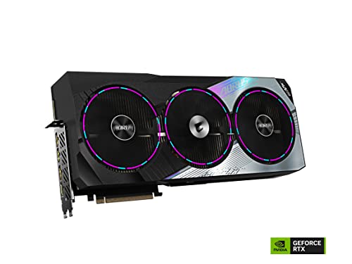 GIGABYTE GV-N4090AORUS M-24GD AORUS GeForce RTX 4090 Master 24G Graphics Card, 3X WINDFORCE Fans, 24GB 384-bit GDDR6X, Video Card