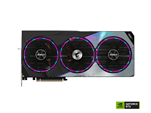 GIGABYTE GV-N4090AORUS M-24GD AORUS GeForce RTX 4090 Master 24G Graphics Card, 3X WINDFORCE Fans, 24GB 384-bit GDDR6X, Video Card