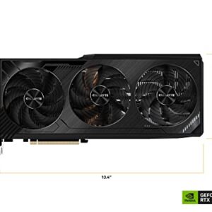 Gigabyte GeForce RTX 4090 WINDFORCE 24G Graphics Card, 3X WINDFORCE Fans, 24GB 384-bit GDDR6X, GV-N4090WF3-24GD Video Card