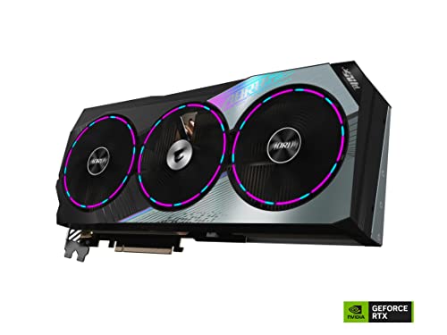 GIGABYTE GV-N4090AORUS M-24GD AORUS GeForce RTX 4090 Master 24G Graphics Card, 3X WINDFORCE Fans, 24GB 384-bit GDDR6X, Video Card