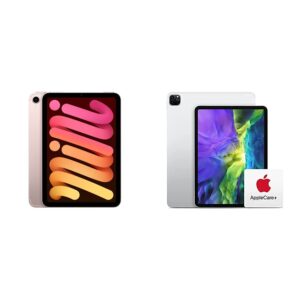 2021 apple ipad mini (wi-fi + cellular, 256gb) - pink with applecare+ (renews monthly until cancelled)