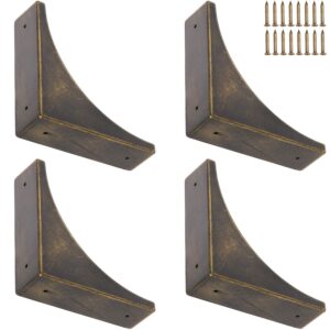 box edge corner guards decorative furniture corner protectors edge safety protector furniture corner bumpers box cabinet case edge cover home hardware accessories pack of 4 bronze