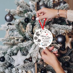 FLYAB Baby Christmas in Heaven Ornament Angel Baby Memorial Christmas Ornaments Miscarriage Ornament for Christmas Tree Remembrance Sympathy Gifts for Loss of Baby Infant Child in Memory of Baby