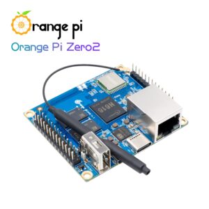 Orange Pi Zero 2 1GB DDR3 Allwinner H616 Quad Core 64 Bit with 2MB SPI Flash, Support WiFi+BT5.0,Gigabit Ethernet, Open Source Computer Run Android,Ubuntu,Debian(Zero2+Heat Sink+Case+Power Supply)