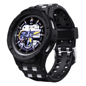 t-engine case compatible with samsung galaxy watch 5 pro band with case for galaxy 5 pro 45mm 2022 men