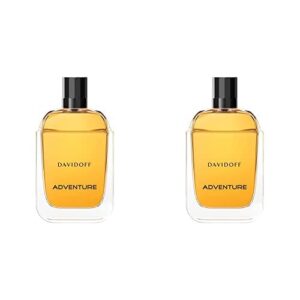 davidoff adventure for men 3.4oz 100ml edt spray (pack of 2)