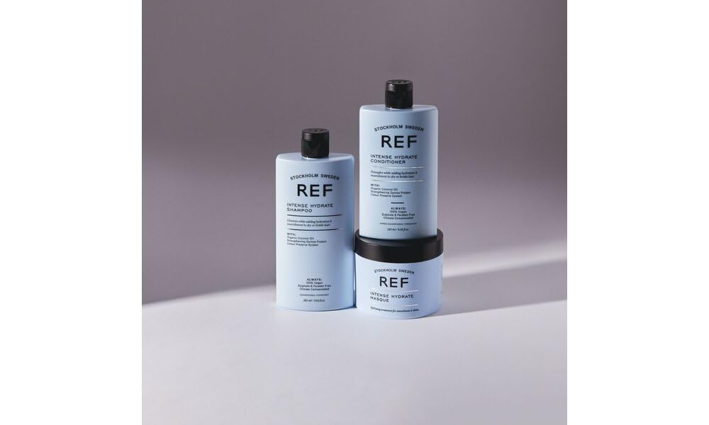 Ref Intense Hydrate Shampoo 1000ml Sulfate-free shampoo with natural extracts specially selected to protect, strengthen and hydrate the hair.