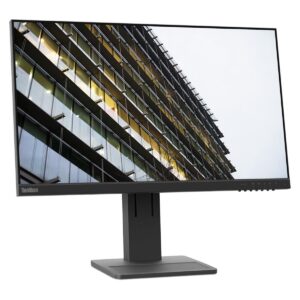 lenovo thinkvision e24-29 23.8" 16:9 full hd va wled lcd monitor, raven black