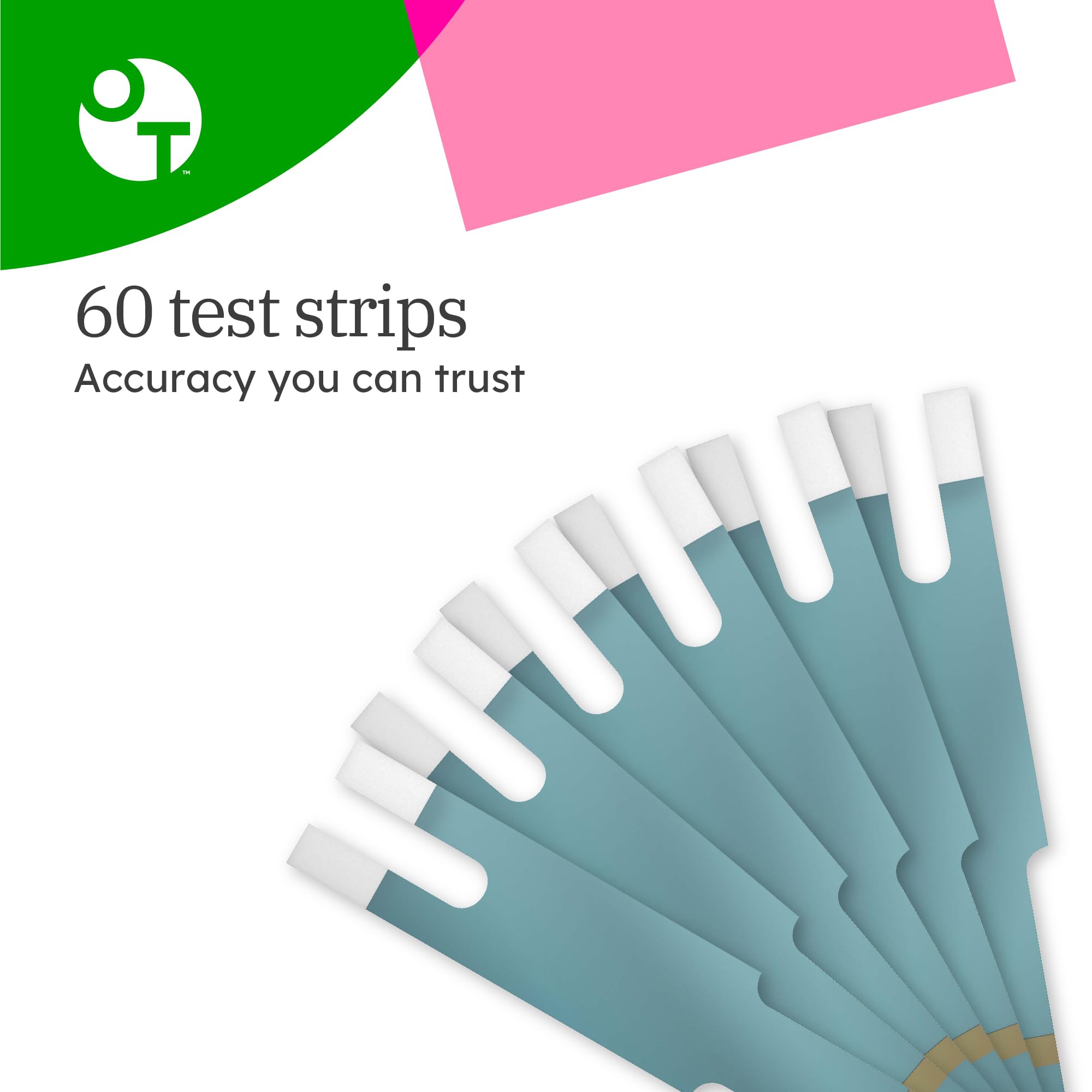 OneTouch Ultra Plus Test Strips For Diabetes Value Pack - 60 Test Strips | Diabetic Test Strips For Blood Sugar Monitor | Self Glucose Testing | (Only Works With OneTouch Ultra Plus Flex Meter)