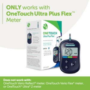 OneTouch Ultra Plus Test Strips For Diabetes Value Pack - 60 Test Strips | Diabetic Test Strips For Blood Sugar Monitor | Self Glucose Testing | (Only Works With OneTouch Ultra Plus Flex Meter)