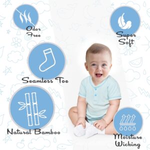 Silky Toes Infant Rayon from Bamboo Socks Baby Boy Girl Gift Set