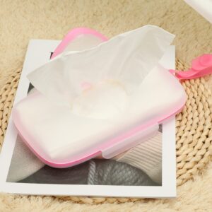 Wipes Holder Baby Wipes Dispenser Tissue Paper Box Baby Wipes Case Portable Stroller Hanging Box, 22 X 13.5 X 3 cm Baby Wipes Dispenser for Travel