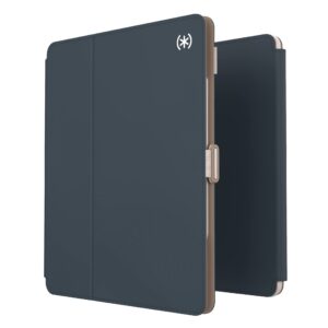 Speck Case for iPad Pro 6th Generation 12.9 Inch - Drop & Camera Protection, Slim Multi Range Stand, Apple Pencil Holder - Almond Milk/Mocha/Charcoal