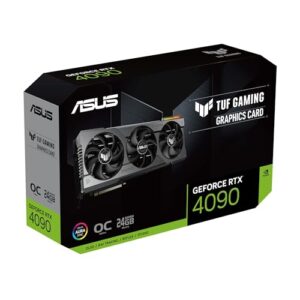 ASUS TUF GeForce RTX® 4090 OC Edition Gaming Graphics Card (PCIe 4.0, 24GB GDDR6X, HDMI 2.1a, DisplayPort 1.4a)