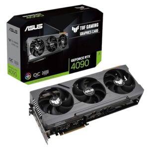 asus tuf geforce rtx® 4090 oc edition gaming graphics card (pcie 4.0, 24gb gddr6x, hdmi 2.1a, displayport 1.4a)