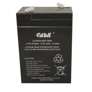 casil 6v 4ah rechargeable lithium iron phosphate battery for power wheels ride on toys