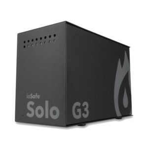 iosafe solo g3; 4tb, black, fireproof/waterproof external storage; usb 3.0; 2-year drs