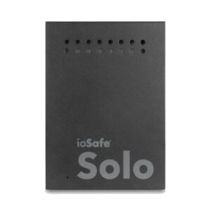 ioSafe Solo G3; 4TB, Black, Fireproof/Waterproof External Storage; USB 3.0; 2-Year DRS