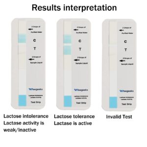 Lactose Intolerance Test Strip at Home for Adult and Kid Lactase Activity Test Food Sensitivity Test (1)