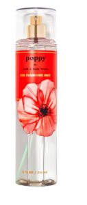 bath & body works poppy fine body fragrance mist 8 fluid ounce (poppy)