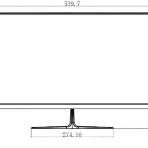 watchman WM-ND2400 Ultra-Thin Borderless 24" LED Monitor, TFT LED, 1920x1080 Resolution, 16:9 Aspect Ratio, 3000:1 Contrast, 6.5ms Response Time, VGA and HDMI Inputs