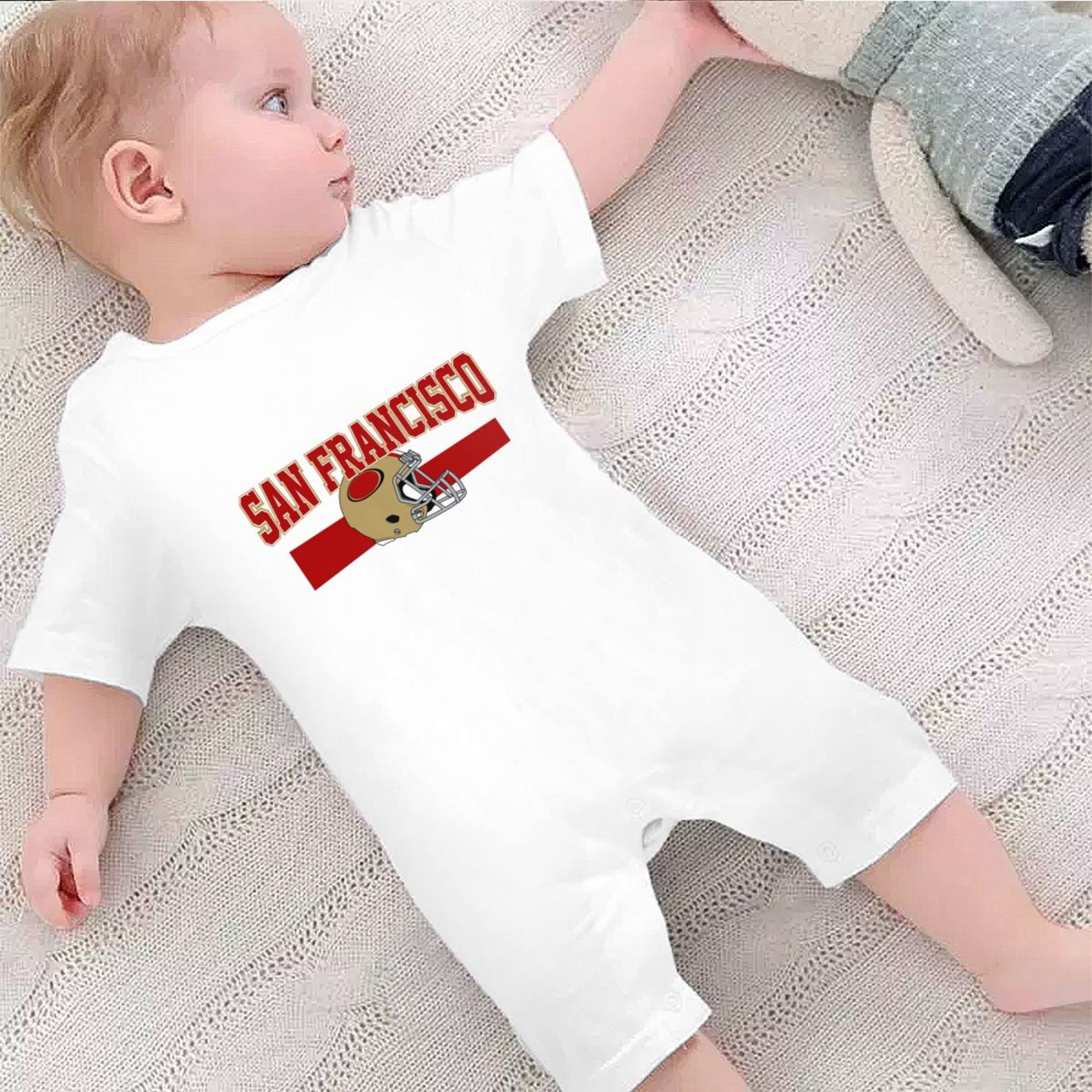 ANTKING San Francisco Baby Clothes Personalized Custom Baby Name and Number for Boy Girl Gift