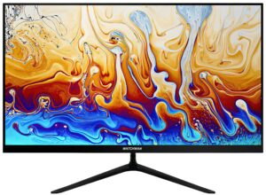 watchman wm-nd2400 ultra-thin borderless 24" led monitor, tft led, 1920x1080 resolution, 16:9 aspect ratio, 3000:1 contrast, 6.5ms response time, vga and hdmi inputs