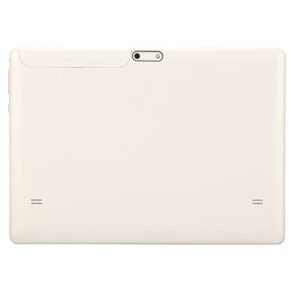 LBEC 10.1 Inch Tablet 1280x800 HD Tablet White Portable RAM 2GB Dual Card Dual Standby for Office Phone Calls (US Plug)