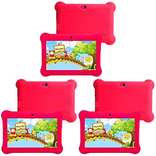 SOLUSTRE Tablet Computer Tablet Computer Tablet Tablet Tablets 3pcs7 Cameras Dual Red Us with Cartoon Practical Inches Tablet Plug Educational Tablet Tablets Tablets Tablets for Kids