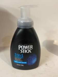 powerstick 3 in 1 body wash shampoo and conditioner (cool blue water)