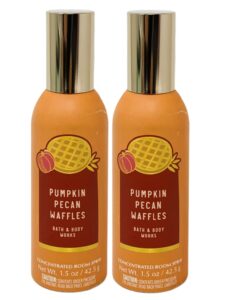 bath and body works pumpkin pecan waffles concentrated room spray 2 pack - 1.5 oz / 42.5 g