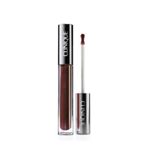 clinique pop plush creamy lip gloss with hyaluronic acid + blend of aloe butter, avocado butter + shea butter | hydrating + high shine, black honey pop