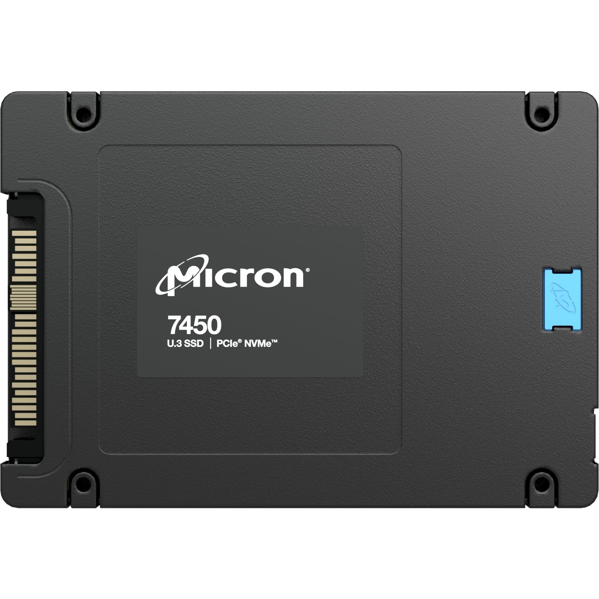 Micron 7450 MAX 6.40 TB Solid State Drive - 2.5 Internal - U.3 [PCI Express NVMe 4.0 x4] - Mixed Use - TAA Compliant