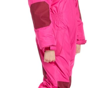 Wippette Baby Girls’ Snowsuit – Waterproof Insulated Fleece Lined Pram Snowmobile Ski Suit Coveralls (18M-6X), Size 5/6, Pink