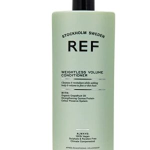 Ref Weightless Volume Conditioner 1000ml Light conditioner with natural extracts specially selected to protect, strengthen and detangle fine or thin hair.…