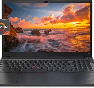 Lenovo ThinkPad E15 Business Laptop, 15.6" FHD IPS Anti-Glare Display, AMD Ryzen 7 5700U(Beat i7-1260U), HDMI, Webcam, WiFi 6, Windows 11 Pro (40GB RAM | 1TB PCIe SSD), Silver