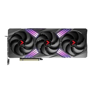 PNY GeForce RTX™ 4090 24GB XLR8 Gaming Verto™ Epic-X RGB™ OC Triple Fan Graphics Card DLSS 3 (ARGB, 384-bit, PCIe 4.0, GDDR6X, Supports 4k, Anti-Sag Bracket, HDMI/DisplayPort)