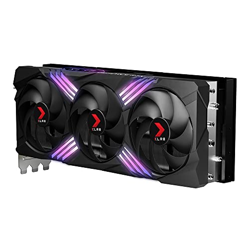 PNY GeForce RTX™ 4090 24GB XLR8 Gaming Verto™ Epic-X RGB™ OC Triple Fan Graphics Card DLSS 3 (ARGB, 384-bit, PCIe 4.0, GDDR6X, Supports 4k, Anti-Sag Bracket, HDMI/DisplayPort)