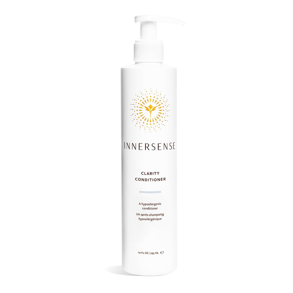 INNERSENSE Organic Beauty - Natural Clarity Hypoallergenic Conditioner | Non-Toxic, Cruelty-Free Haircare (10 fl oz | 295 ml)