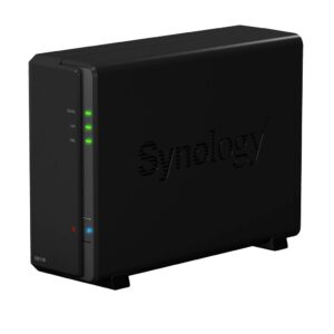 Synology DiskStation DS118 NAS Server with RTD1296 1.4GHz CPU, 1GB Memory, 4TB SSD Storage, 1 x 1GbE LAN Port, DSM Operating System