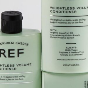 Ref Weightless Volume Conditioner 1000ml Light conditioner with natural extracts specially selected to protect, strengthen and detangle fine or thin hair.…