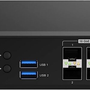 QNAP QuCPE-3034-C3758R-16G-US Network Virtualization Premises Equipment with an Intel® Atom Eight-core Processor, Suitable for deploying Virtual Networks in Multiple Edge Offices (Diskless)